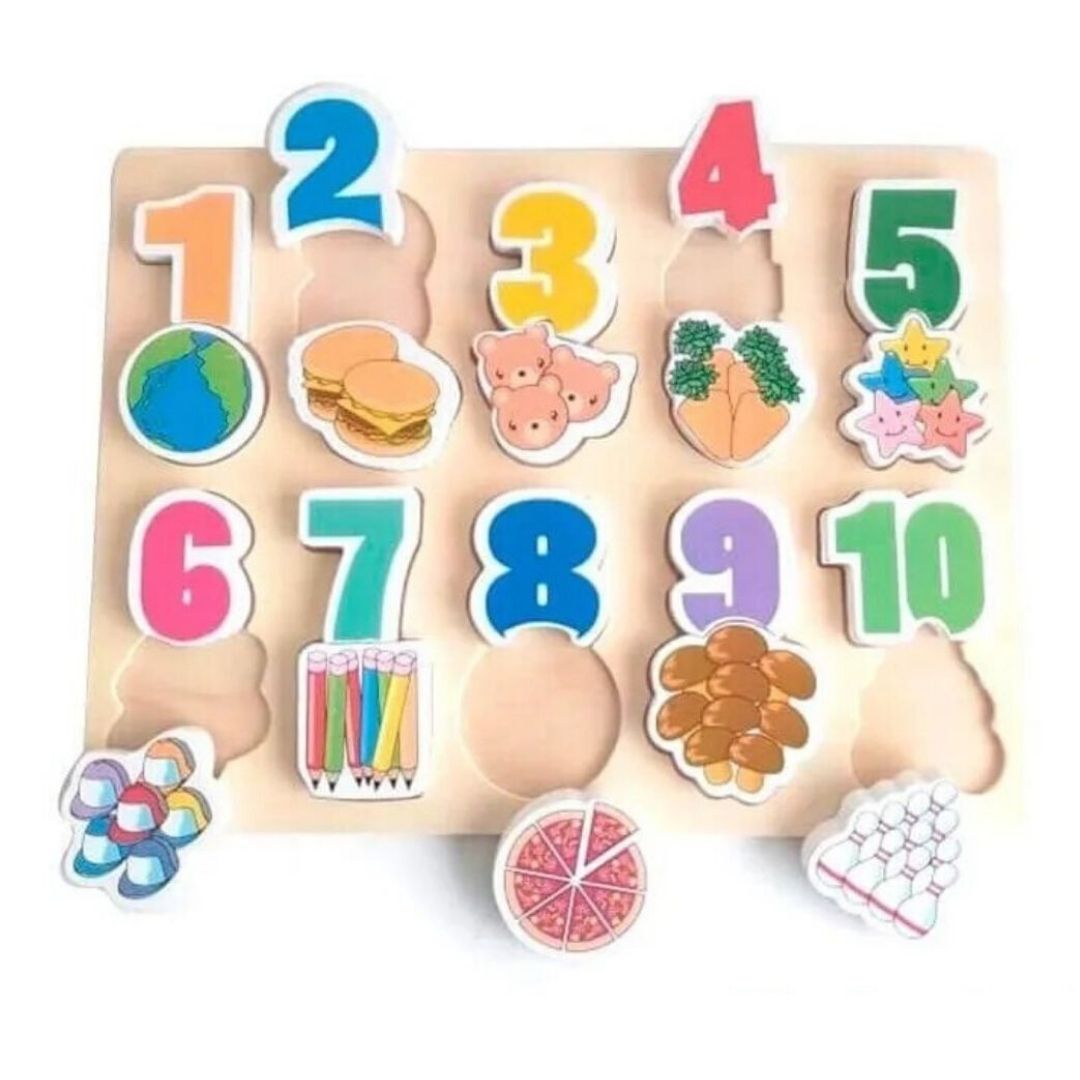 Encajable de Números y Conjuntos - Toys Market | Juguetería